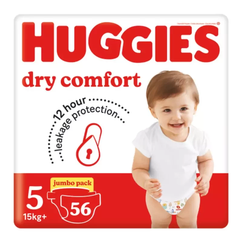 Huggies Dry Comfort Number 5 available in Tanzania | Yebi Health