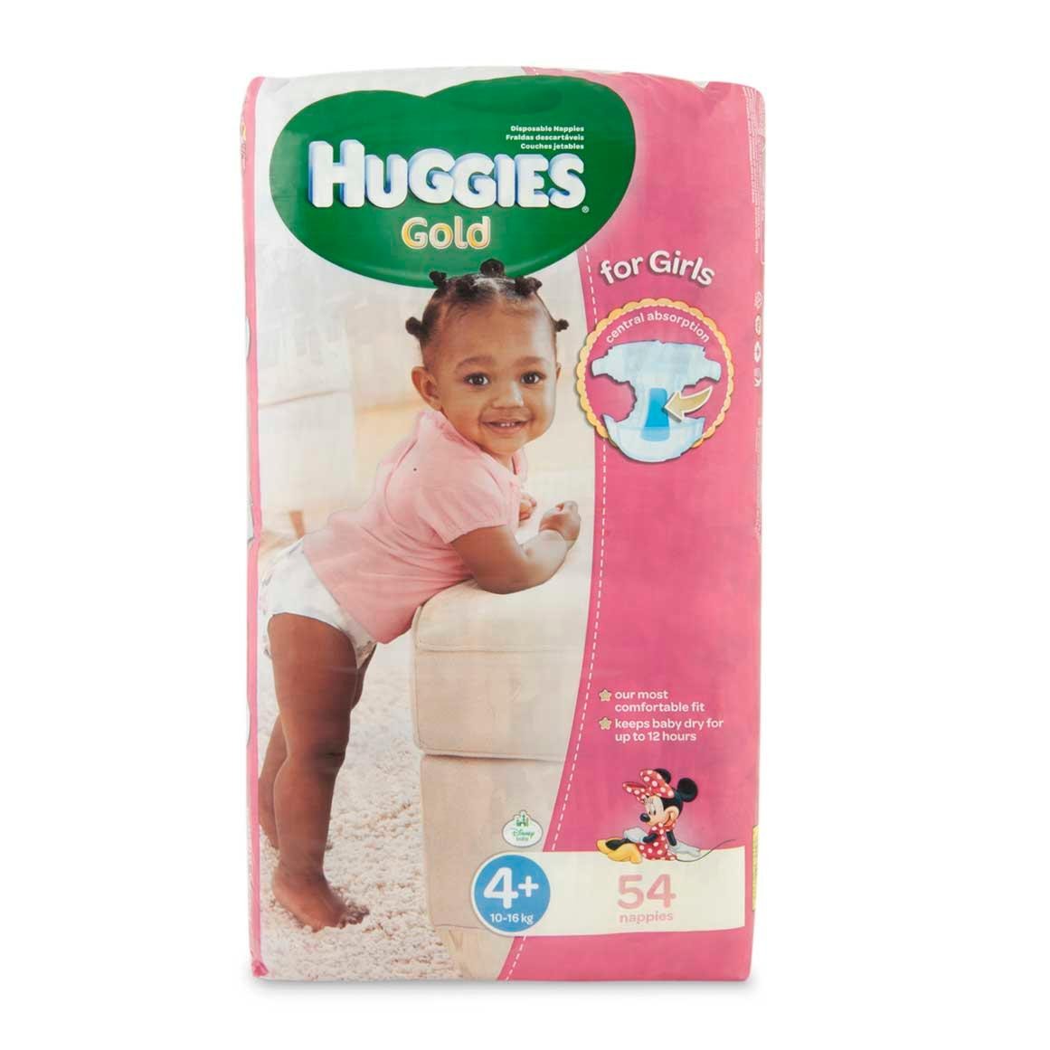 Huggies - Gold Girls Number 4 available in Tanzania | Yebi Health