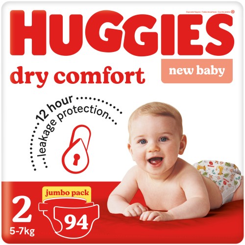 Huggies New Born Number 2 Dry Comfort available in Tanzania | Yebi Health