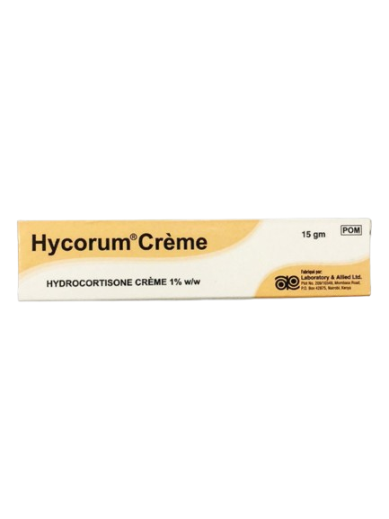Affordable Hycorum (Hydrocortisone) Cream 15g in Tanzania | Yebi Health