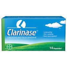 Clarinase Claritine Pseudoephedrine Tablets (30) in Tanzania | Yebi Health