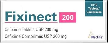 Fixinect (Cefixime) 200mg tablets in Tanzania | Yebi Health