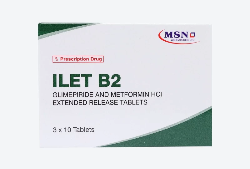Vendors Selling Ilet B2 Metformin+Glimipride Tablets | Yebi Health